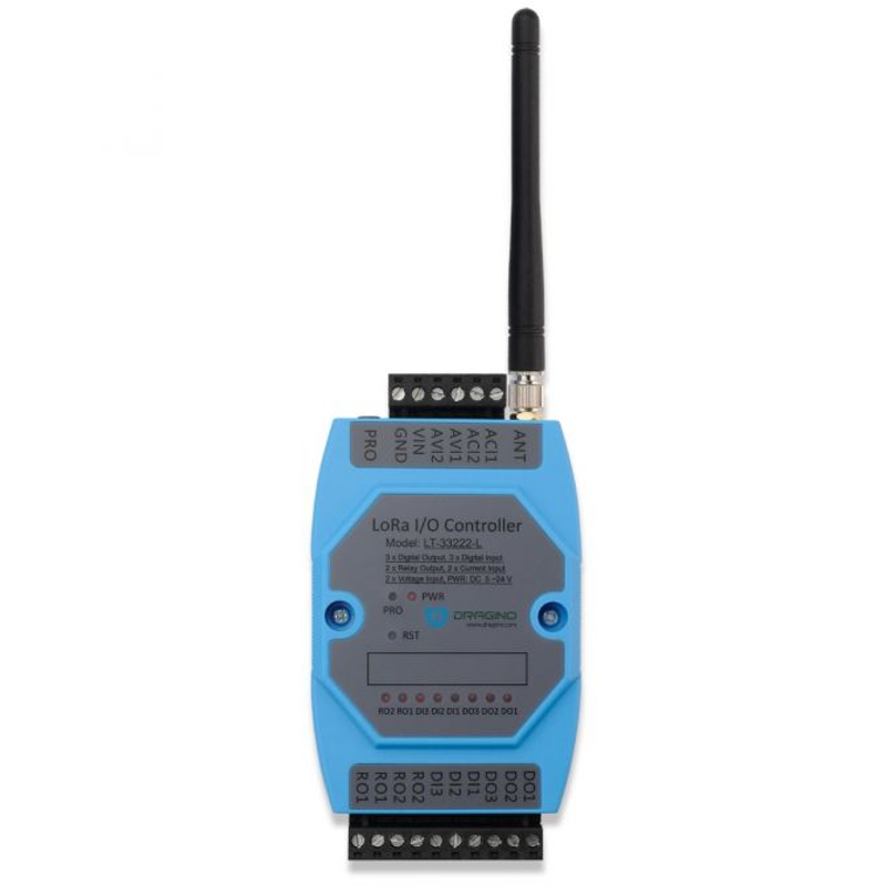 Dragino LT-22222-L LoRa 868MHz I/O Controller - 2x Relay - 4x Analog - 4x Digital