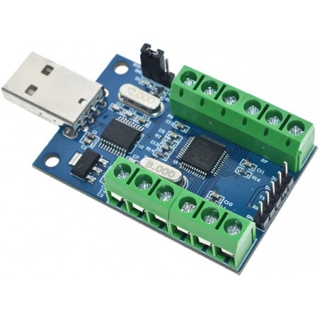 STM32F103C8T6 USB Interface 10 Channel 12Bit ADC Sampling Data Acquisition