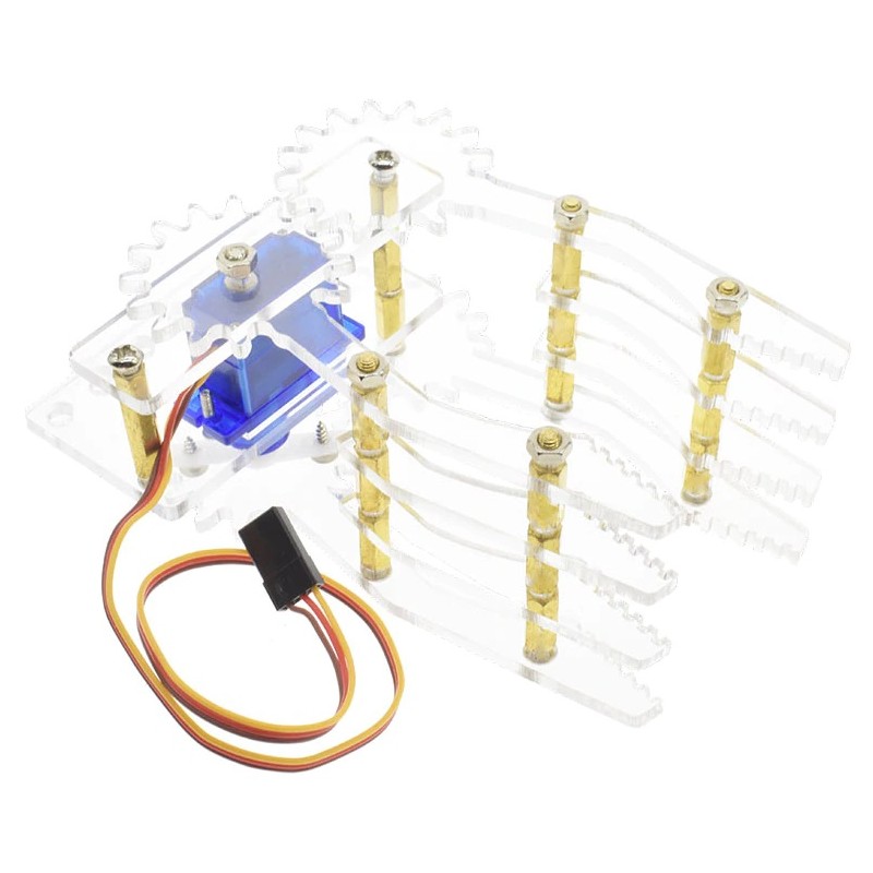 Acrylic robot Claw Manipulator Arm SG90 servo