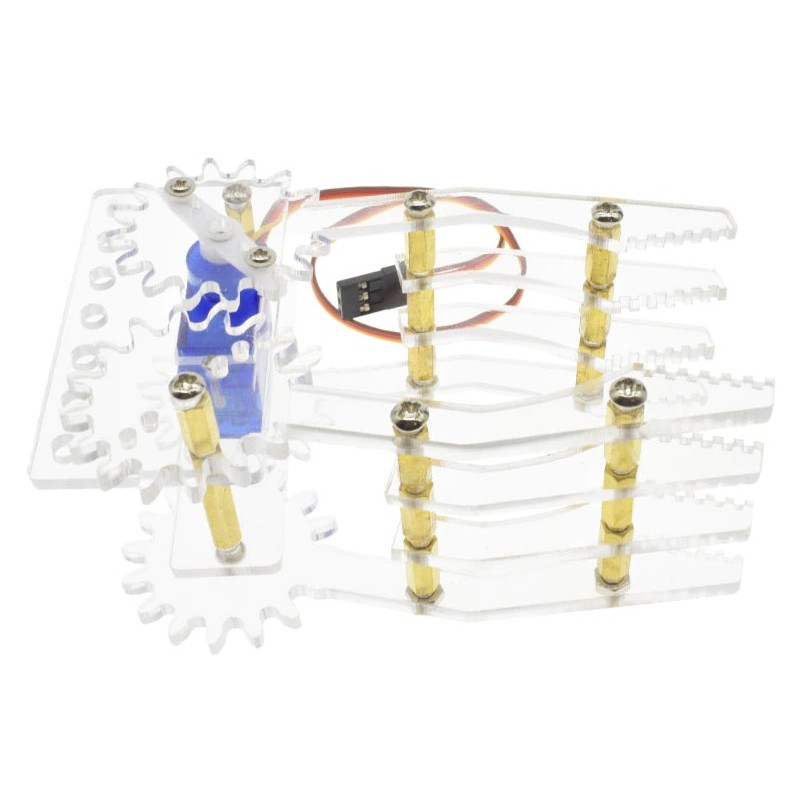 Acrylic robot Claw Manipulator Arm SG90 servo