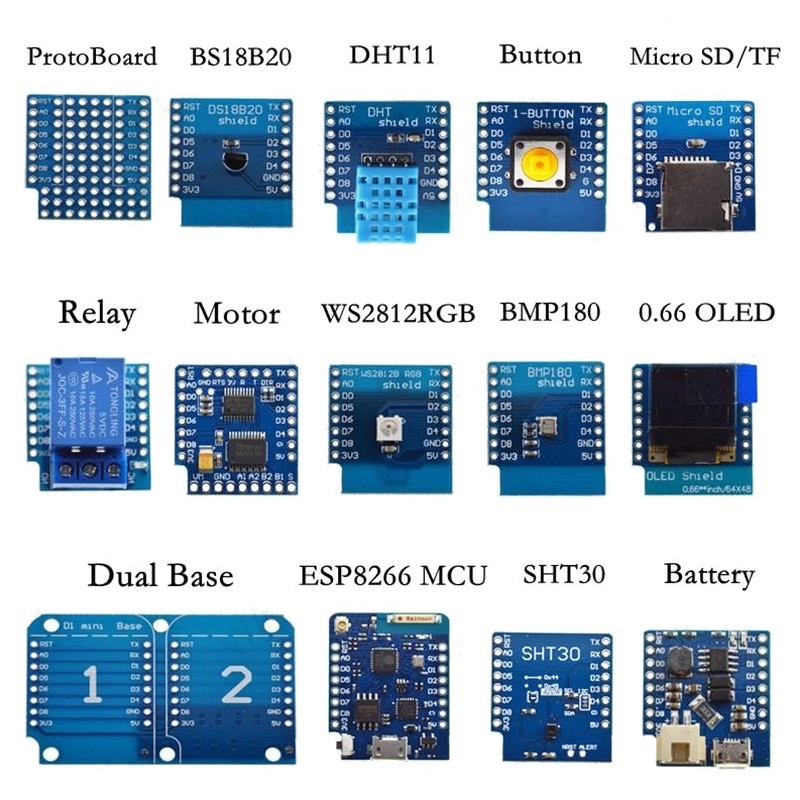 D1 mini Pro WiFi Arduino Development KIT NodeMcu Lua, based on ESP8266 ...