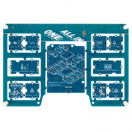 Grove Beginner Kit for Arduino - All-in-one Arduino Compatible Board with 10 Sensors and 12 Projects