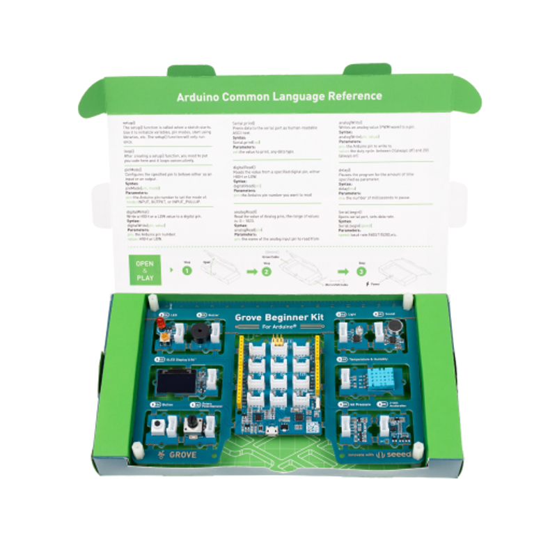 Kit Grove 10 sensores e 12 projectos para Arduino - Seeed