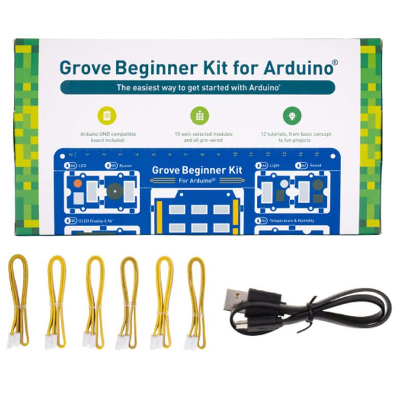 Kit Grove 10 sensores e 12 projectos para Arduino - Seeed