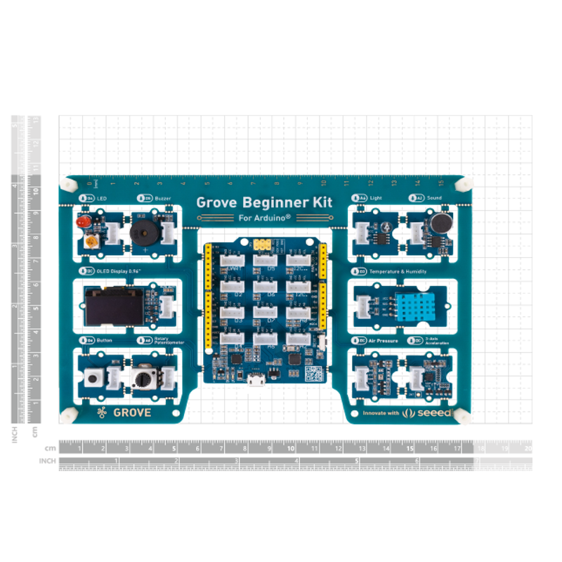 Kit Grove 10 sensores e 12 projectos para Arduino - Seeed
