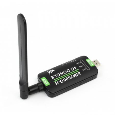SIM7600G-H 4G DONGLE, GNSS Positioning, Global Band Support