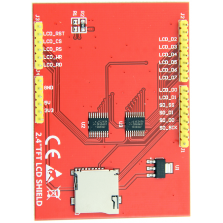 2.4 inch TFT LCD touch shield ILI9341 Driver