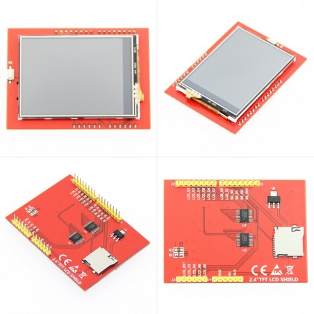 Shield LCD TFT 2.4 polegadas tátil c/ driver ILI9341