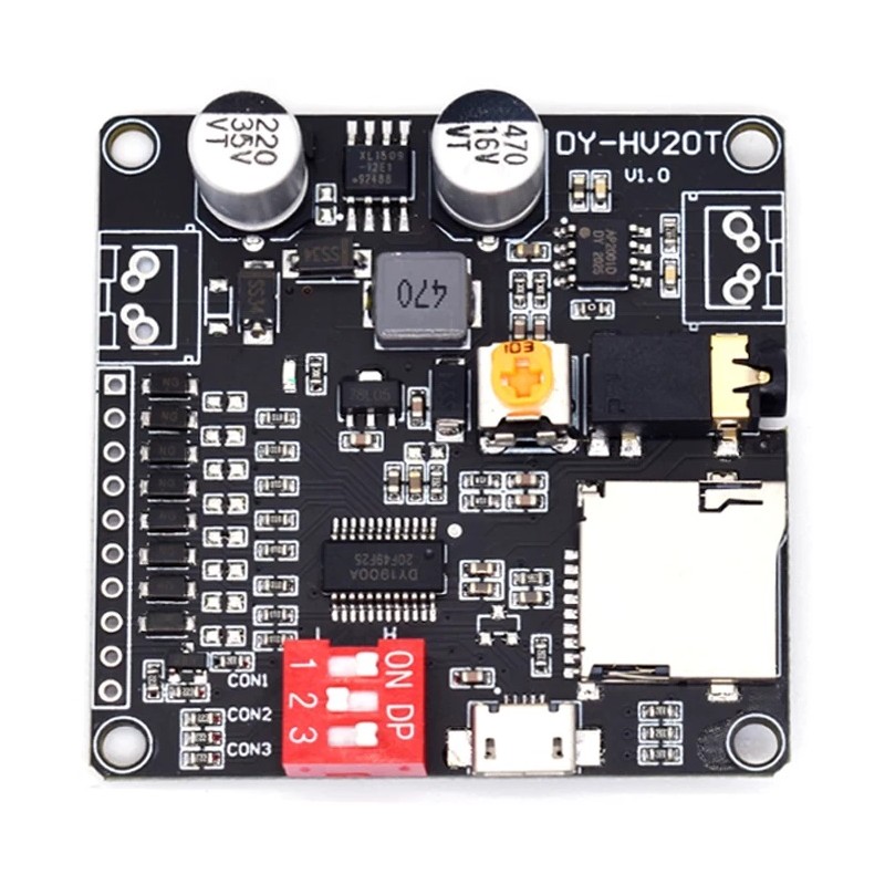 MP3 Player Serial control or Input selector with microSD card slot 6 ...