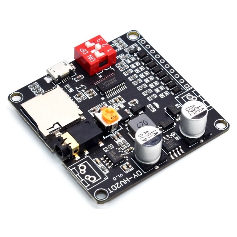 MP3 Player Serial control or Input selector with microSD card slot 6 ...