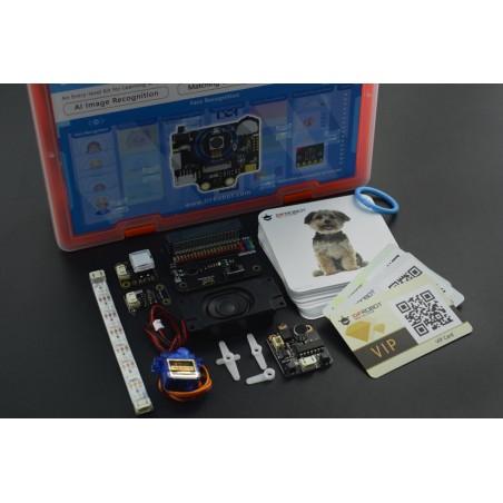 Kit de Inteligência Artificial para HUSKYLENS e micro:bit (não incluídos)
