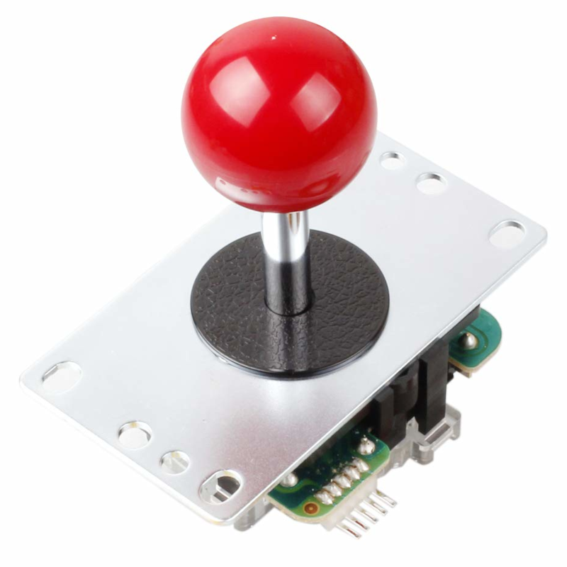 ARCADE Game Machine DIY Parts RED- USB Encoder + Joystick + Push ...
