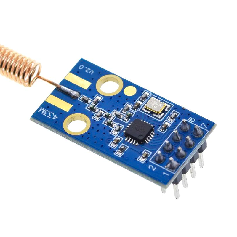 Módulo de comunicação CC1101 500kbps RF 433MHz c/ interface SPI