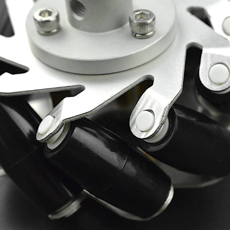 Roda Mecanum 65mm em metal - Direita com Hub