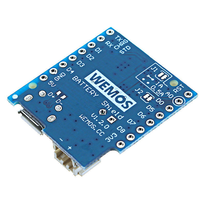 Wemos® D1 Mini Battery Shield V1.2.0