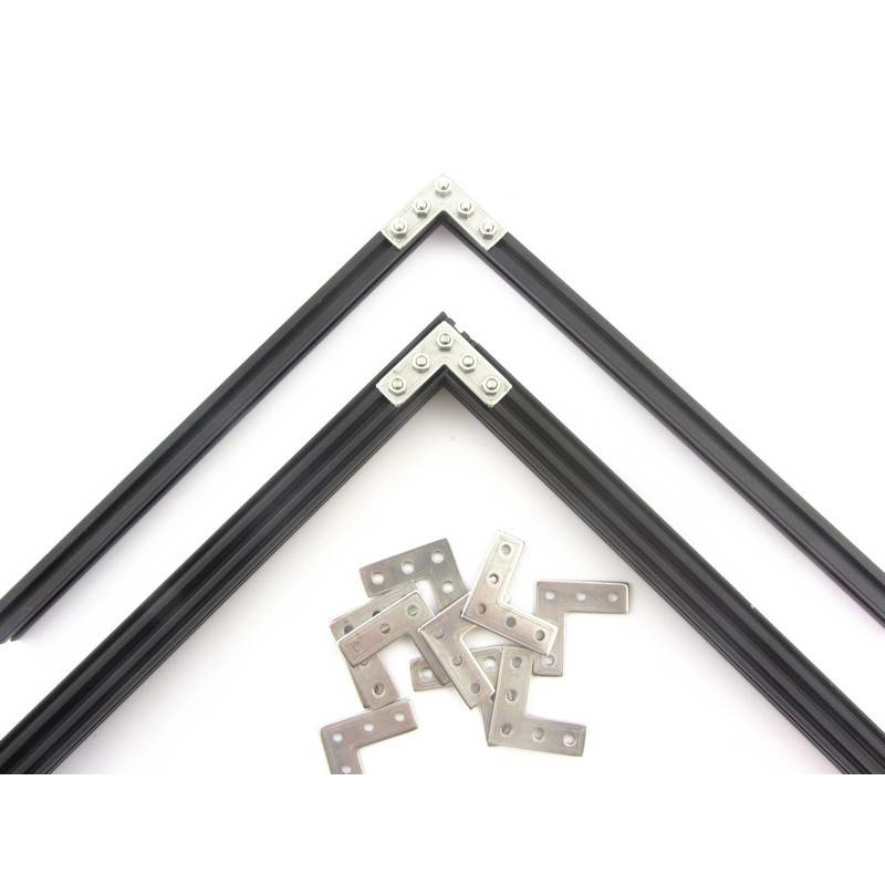 12 pieces of MakerBeam Right angle brackets (MakerBeamXL and OpenBeam compatible)