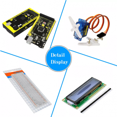 Advanced study kit with 2560 R3 for Arduino Starter - Keyestudio KS0076