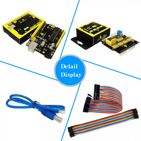 ARDUBLOCK Graphical Programming Starter Kit - Keyestudio KS0086