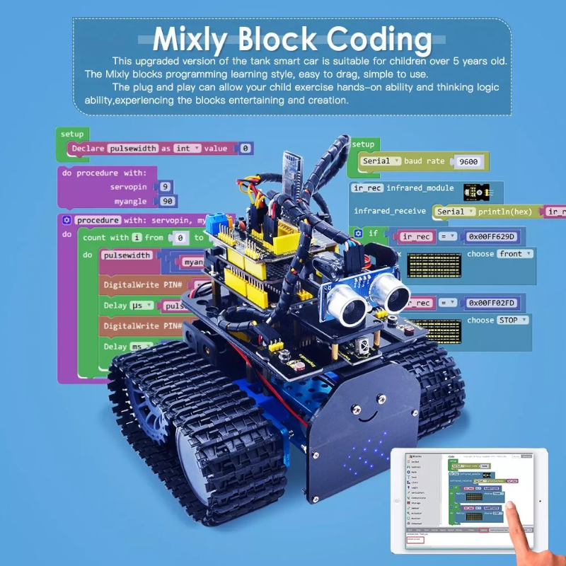 MINI TANK Robot V2.0 - Keyestudio KS0428