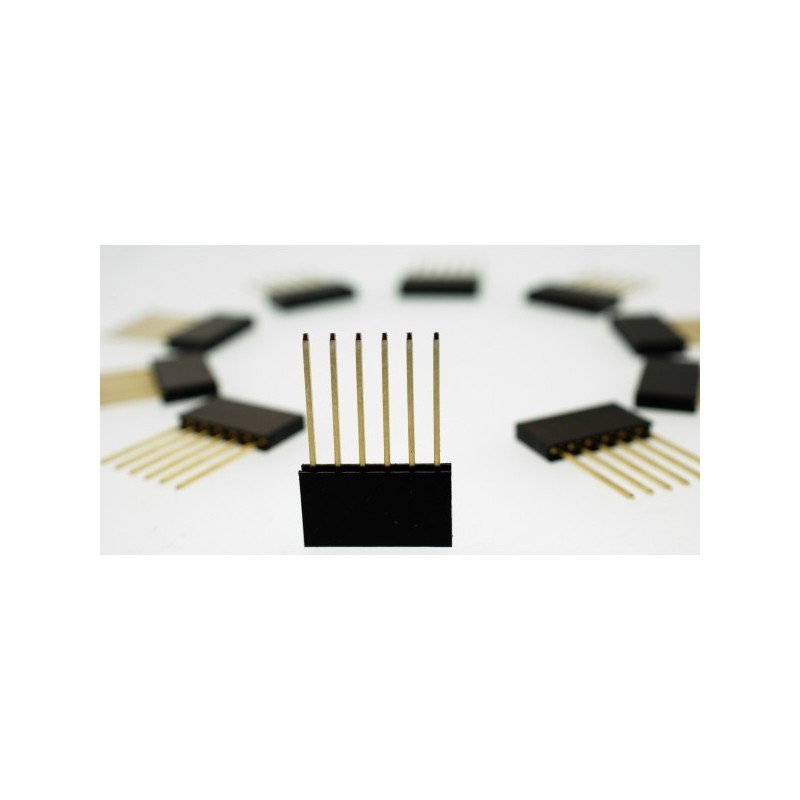Conector 6 vias para arduino (Stackable Header)