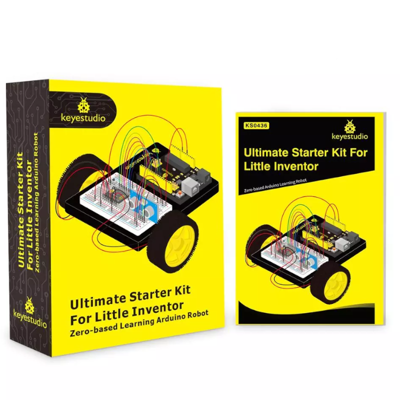 Arduino ultimate starter kit for little inventor robot - Keyestudio KS0436