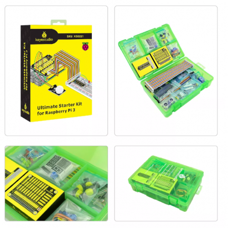 Ultimate Starter Learning Kit for Raspberry Pi - keyestudio KS0221