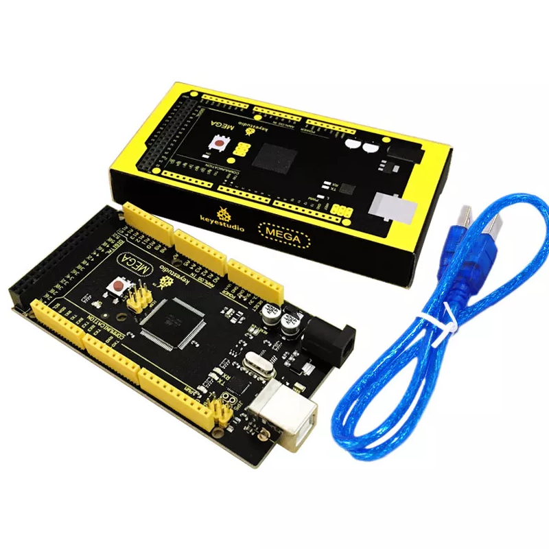Arduino Mega 2560 da Keyestudio com driver CP2102 e cabo USB - Keyestudio KS0498