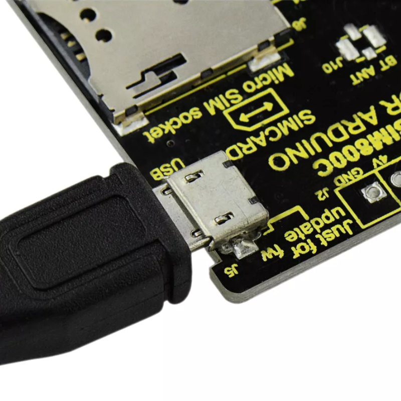 Shield GPRS GSM SIM800c com Antena - Keyestudio KS0254