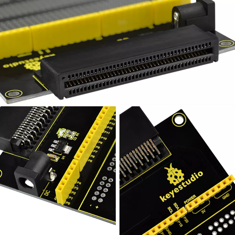 Prototype Breakout Board V2 With 400-point Breadboard - Keyestudio KS0307
