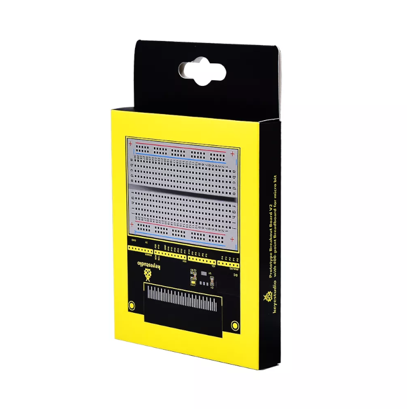 Prototype Breakout Board V2 With 400-point Breadboard - Keyestudio KS0307