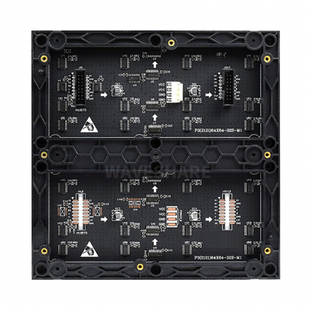 RGB Full-Color LED Matrix Panel, 3mm Pitch, 64×64 Pixels, Adjustable ...