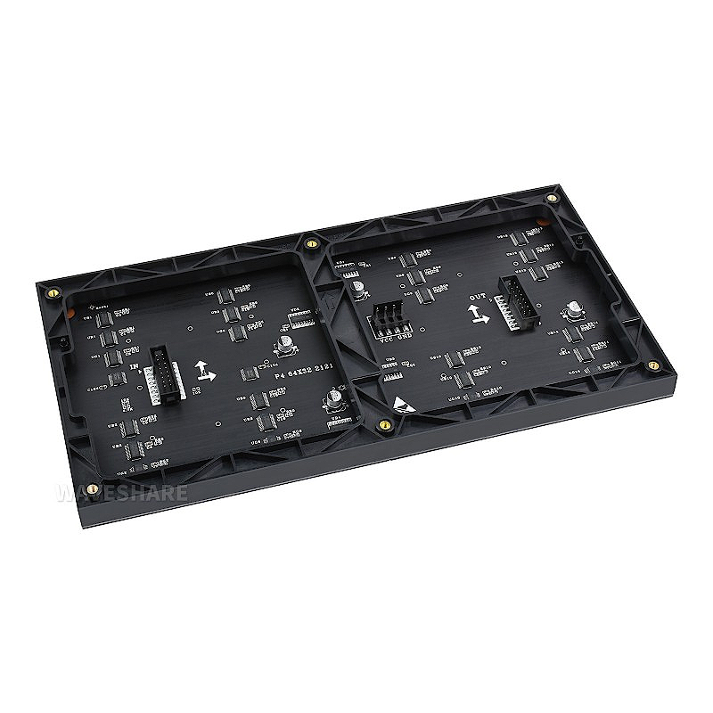 RGB Full-Color LED Matrix Panel, 4mm Pitch, 64×32 Pixels, Adjustable ...