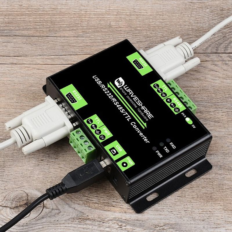 Industrial Isolated Multi-Bus Converter, USB / RS232 / RS485 / TTL Communication