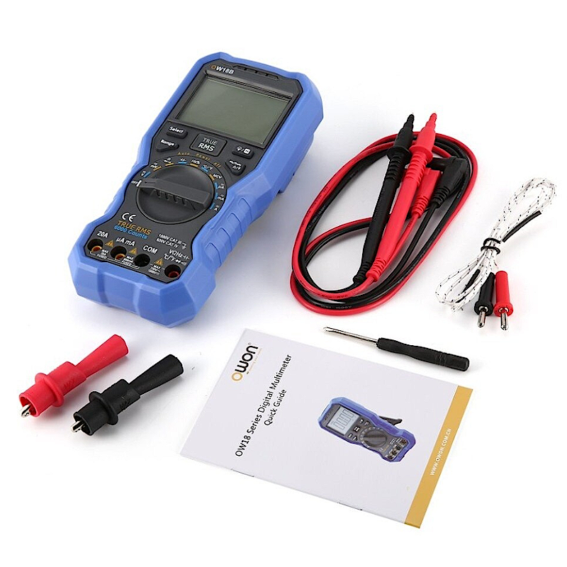 OW18B - Multímetro Bluetooth True RMS c/ Data-Logger e Termómetro