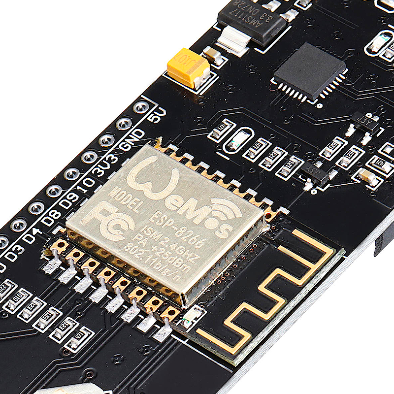 Wemos® D1 ESP8266 NodeMCU + 18650 Battery Holder + 0.96 OLED Display Wemos® D1 ESP8266 NodeMCU + 18650 Battery Holder + 0.96 OLED Display