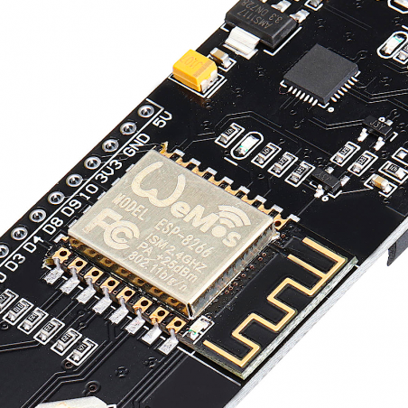 Wemos® D1 ESP8266 NodeMCU c/ Suporte Bateria 18650 e Display OLED 0.96