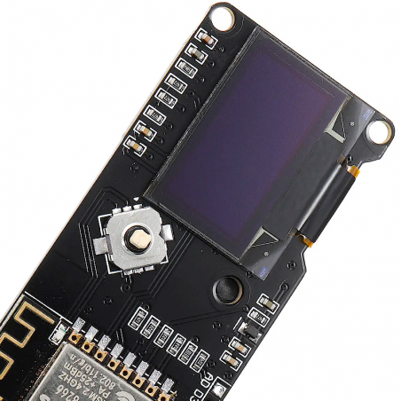 Wemos® D1 ESP8266 NodeMCU + 18650 Battery Holder + 0.96 OLED Display