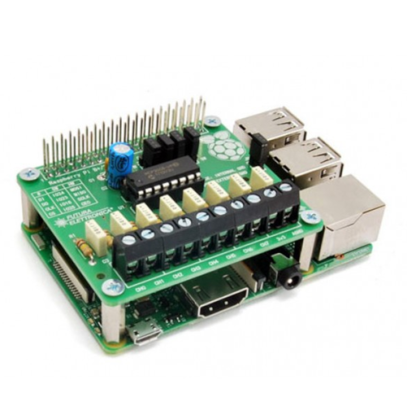 HAT ADCs 8canais 10bit para Raspberry Pi