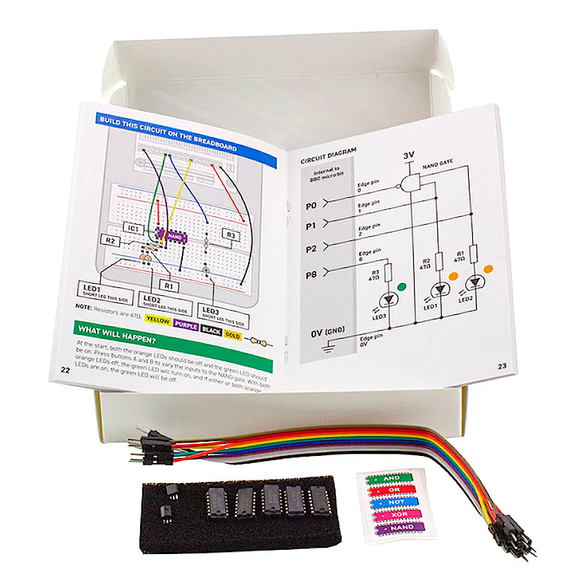 Digital Logic Pack for Kitronik Inventor's Kit for the BBC micro:bit