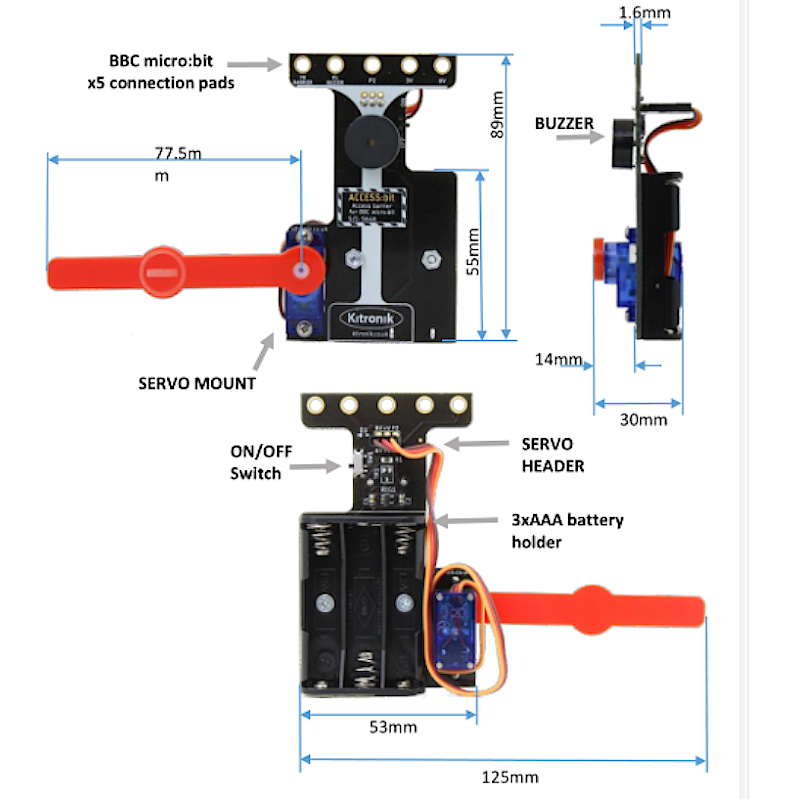 Módulo Access Bit Para Bbc Micro Bit