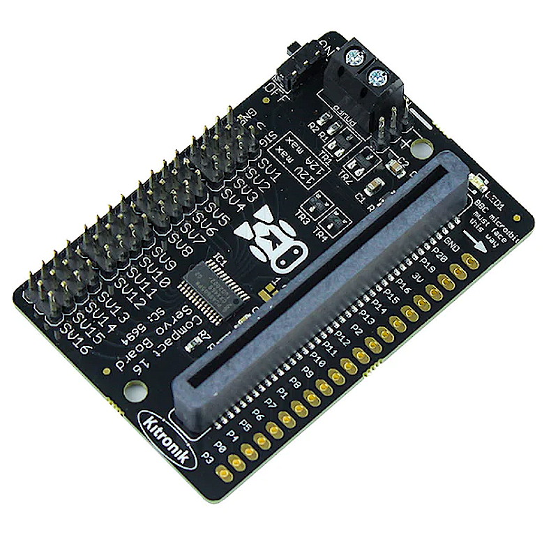 Compact 16 Servo Driver Board for the BBC micro:bit