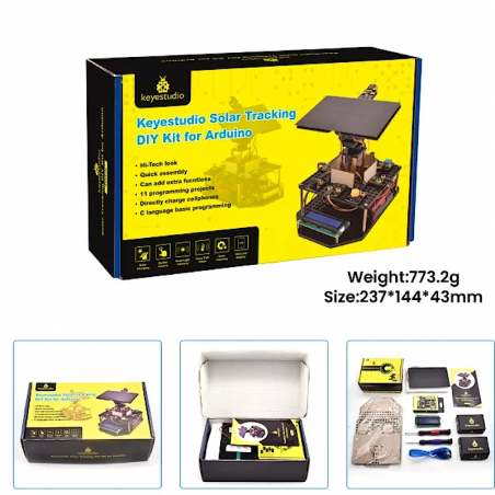 Keyestudio Acrylic Smart Solar Tracker System and USB charger ...