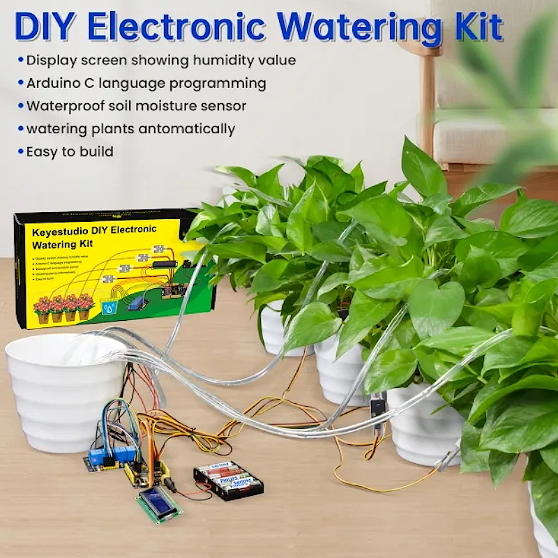 Kit Completo para Sistema de Rega Automático (inclui Arduino + 7 projetos) - Keyestudio KS0549