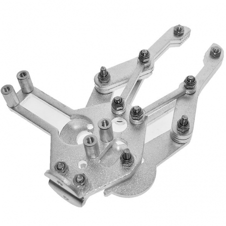 Garra Mão Robótica Metálica compatível com servos MG995, MG996R, SG5010 ...