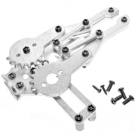 Garra Mão Robótica Metálica compatível com servos MG995, MG996R, SG5010 ...