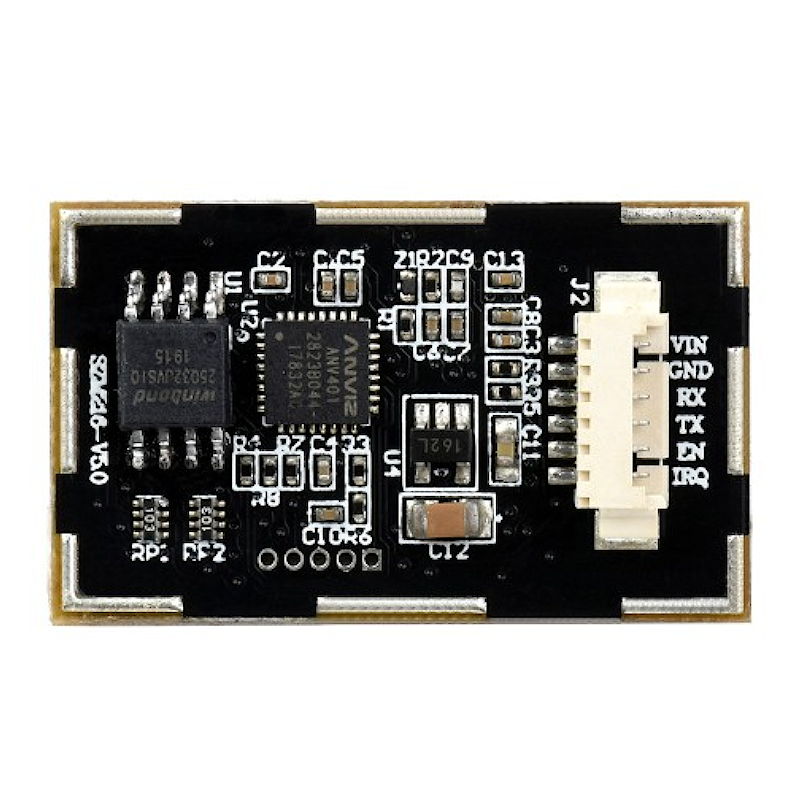 Rectangle-SHAPED ALL-IN-ONE UART CAPACITIVE FINGERPRINT SENSOR