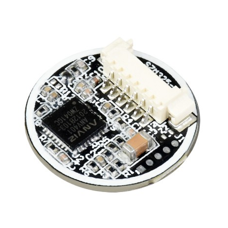 Round Shaped All In One Capacitive Fingerprint Sensor D Cortex Processor 360° Verification