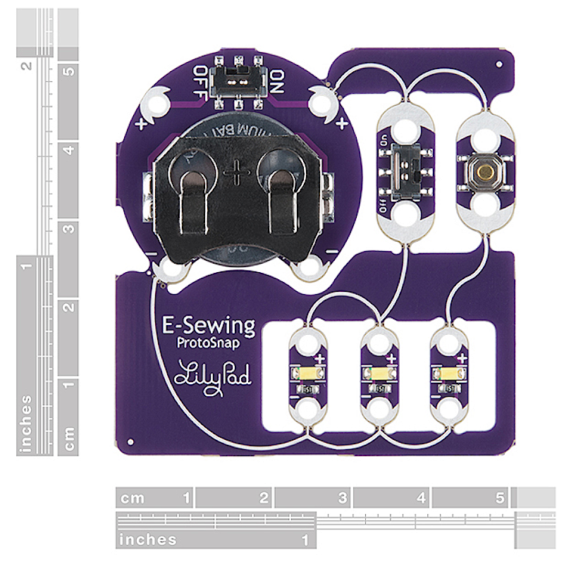 LilyPad E-Sewing ProtoSnap