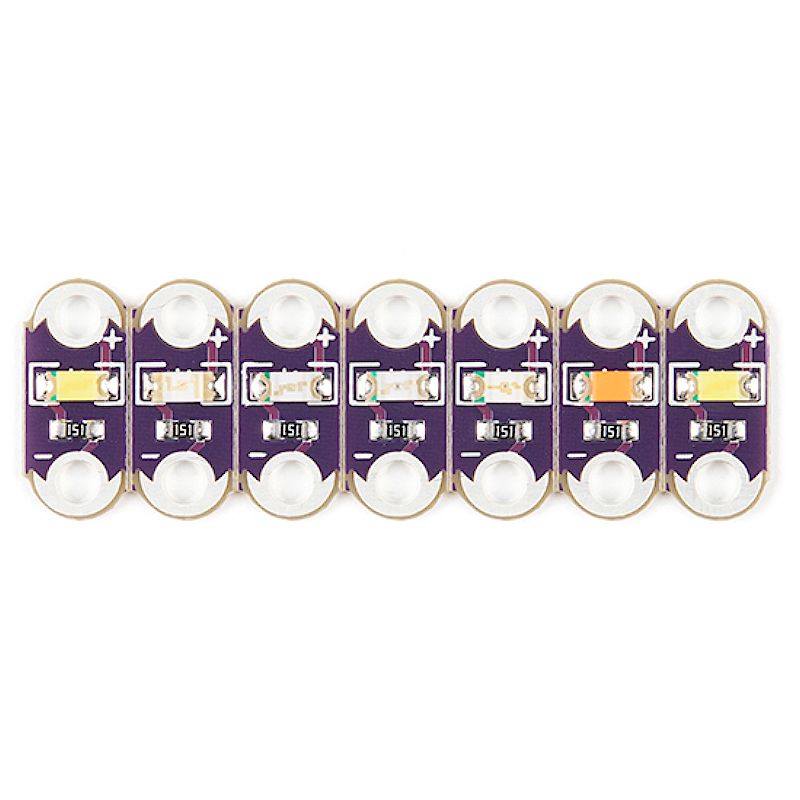 LilyPad Arco-íris LED (6 cores)