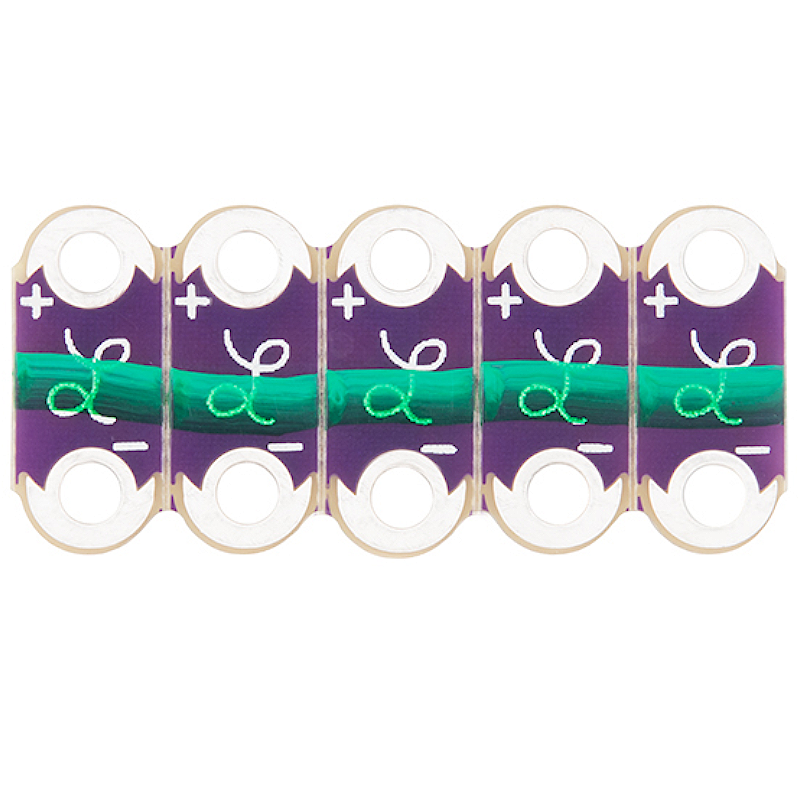 LilyPad LED Green (5pcs)